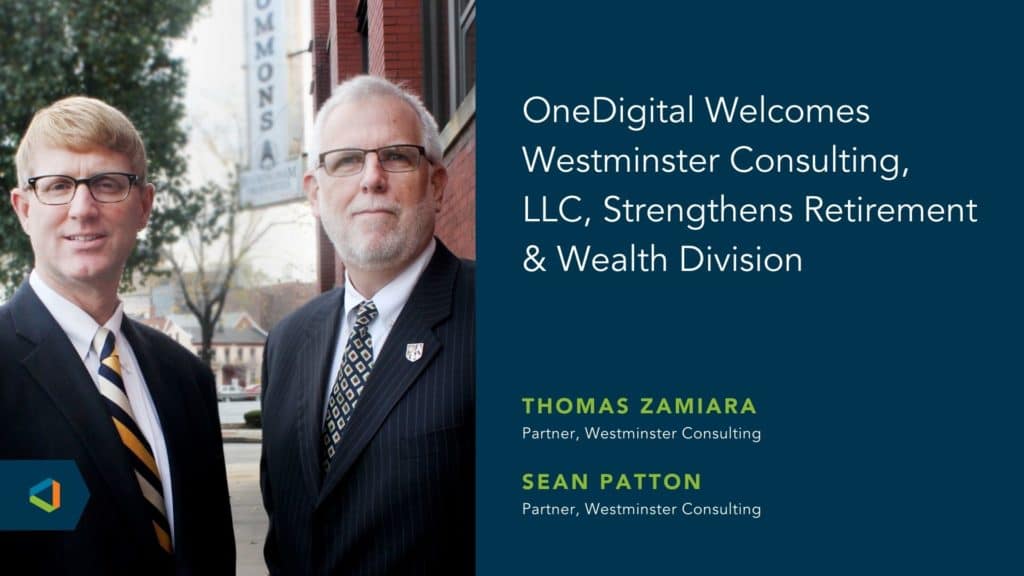 OneDigital Receives Majority Investment from Onex | OneDigital