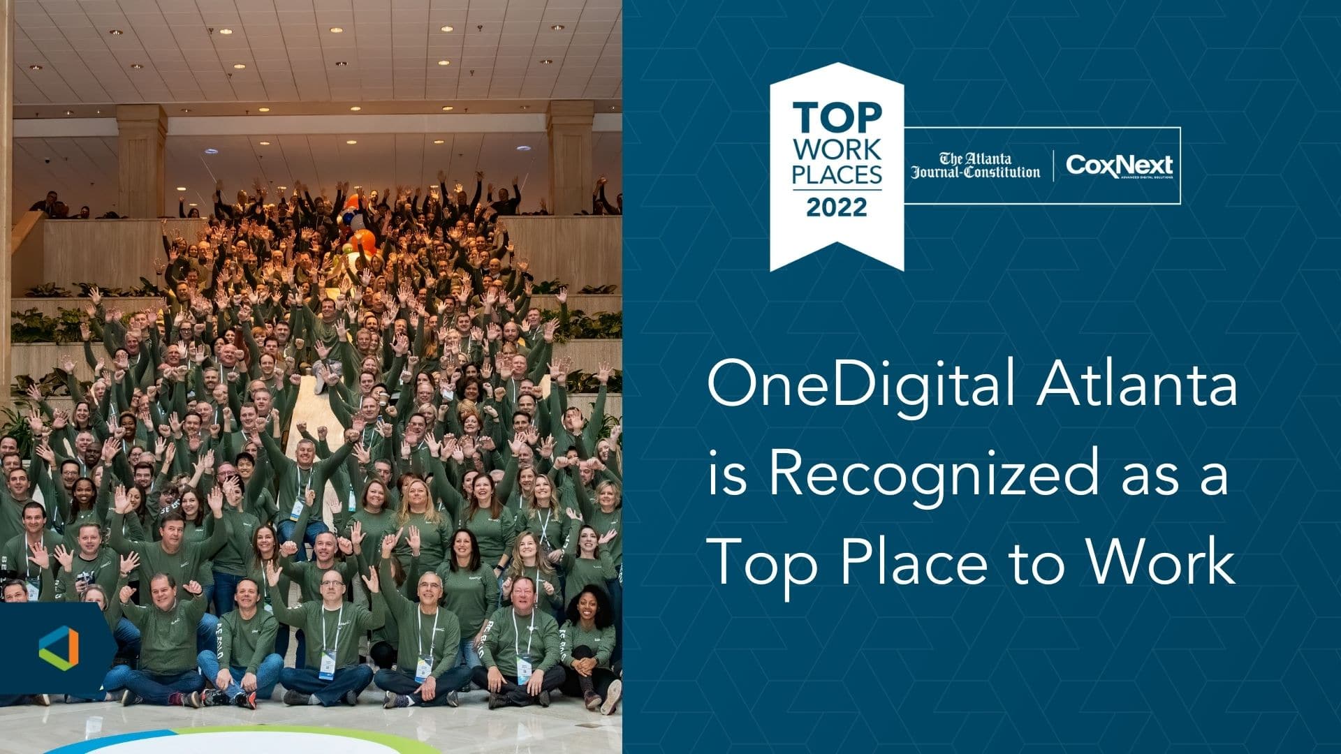 OneDigital Atlanta Recognized with Top Workplace Award | OneDigital