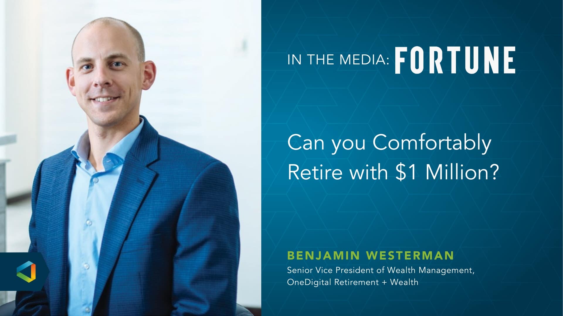 Benjamin Westerman SVP of Wealth Management Discusses How Much Someone ...