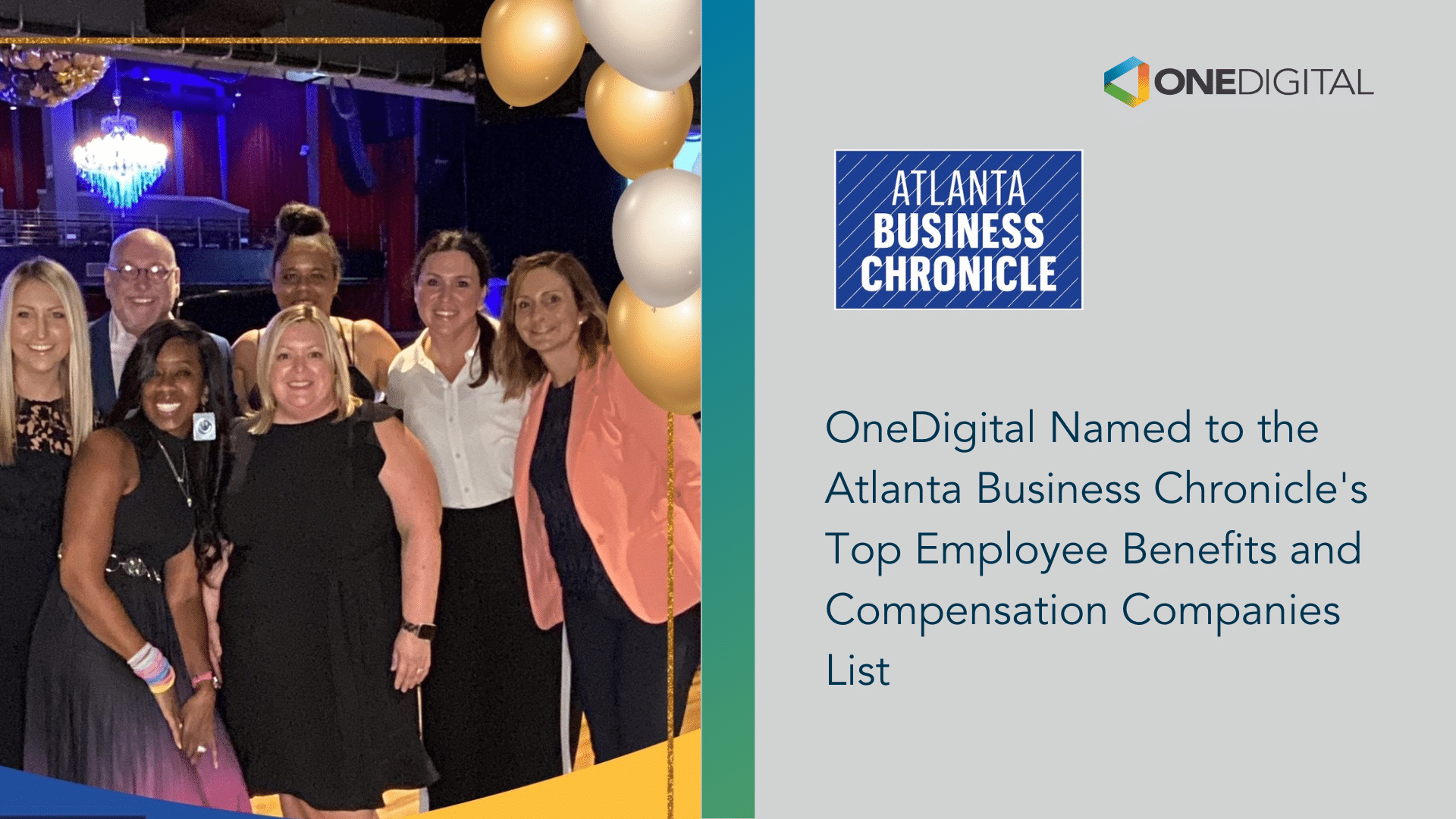 OneDigital Named to the Atlanta Business Chronicle's Top Employee Benefits and Compensation ...