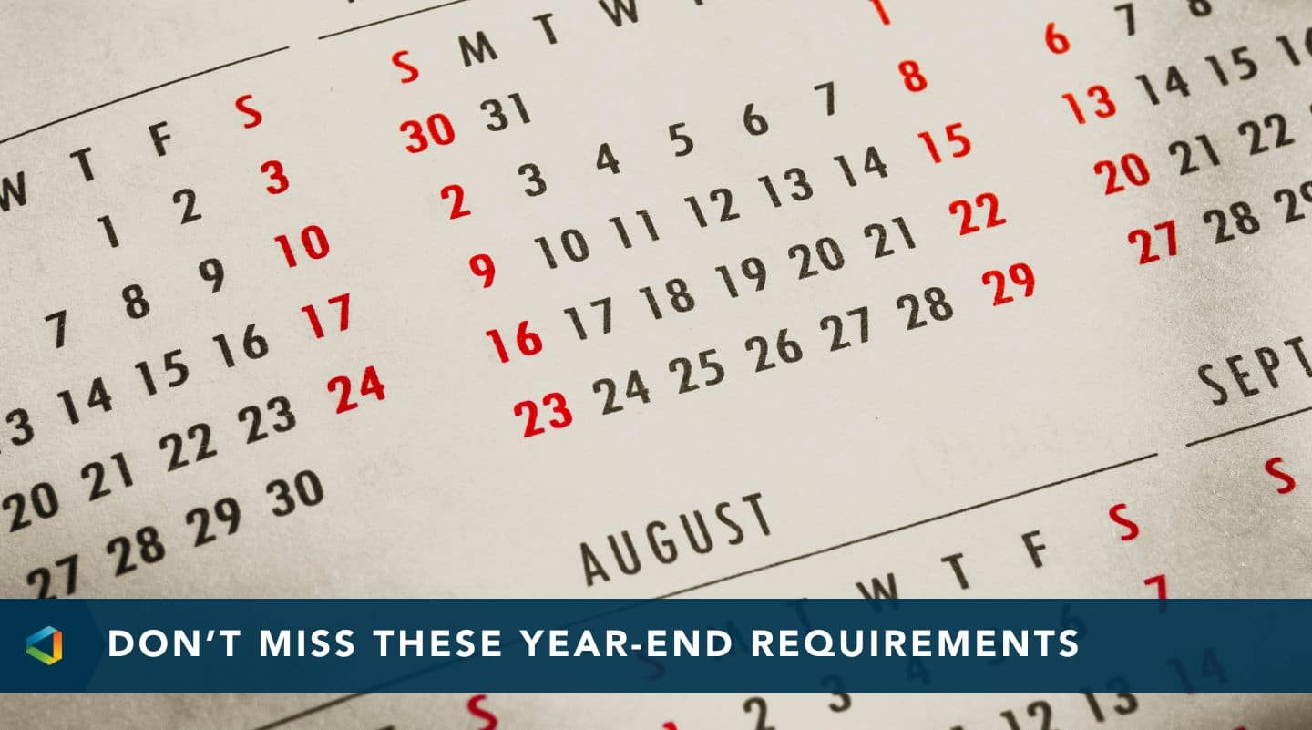 Year-End Benefits Compliance Reminders for Employers | OneDigital