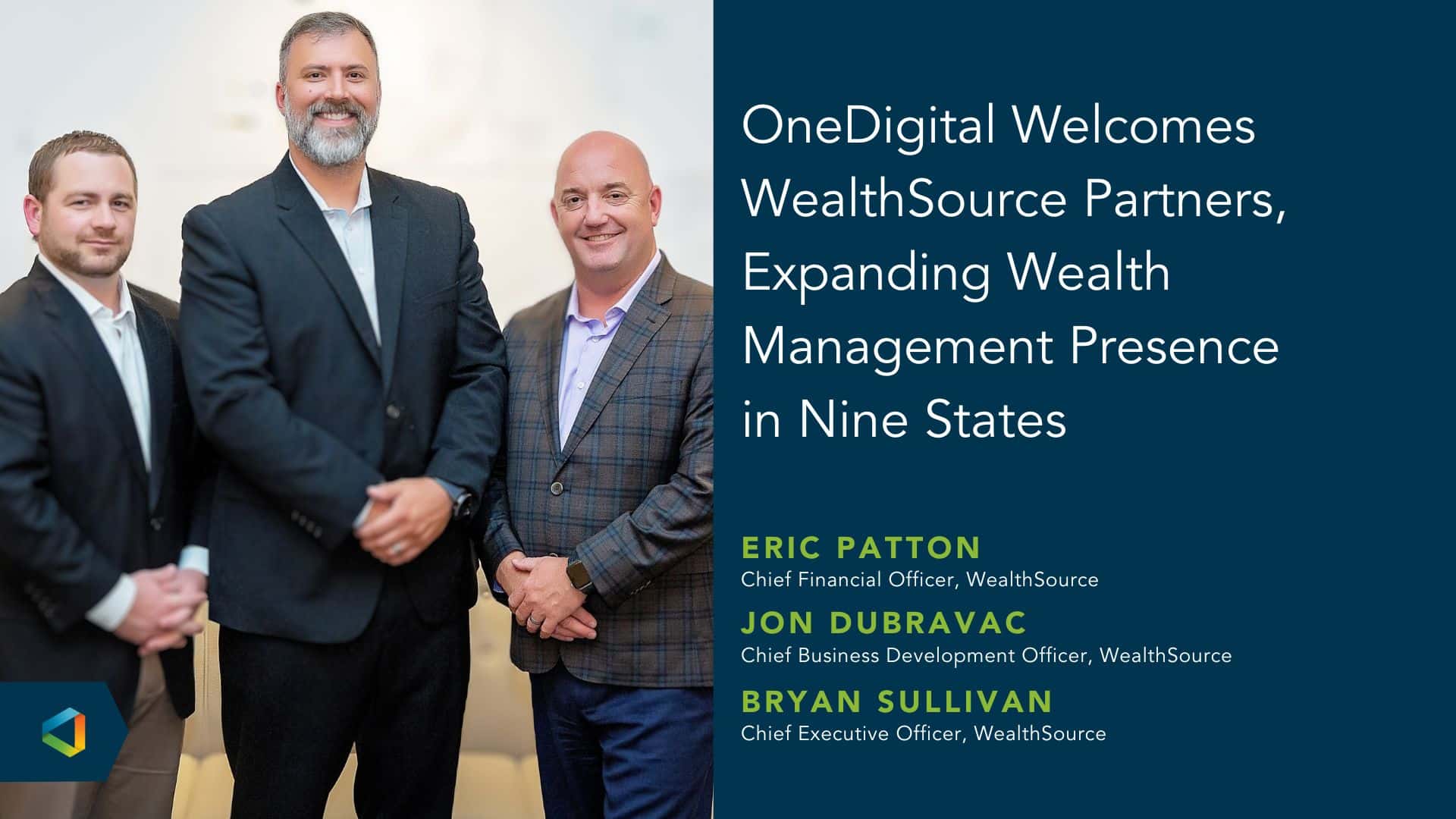 OneDigital Announces Acquisition of WealthSource Partners | OneDigital