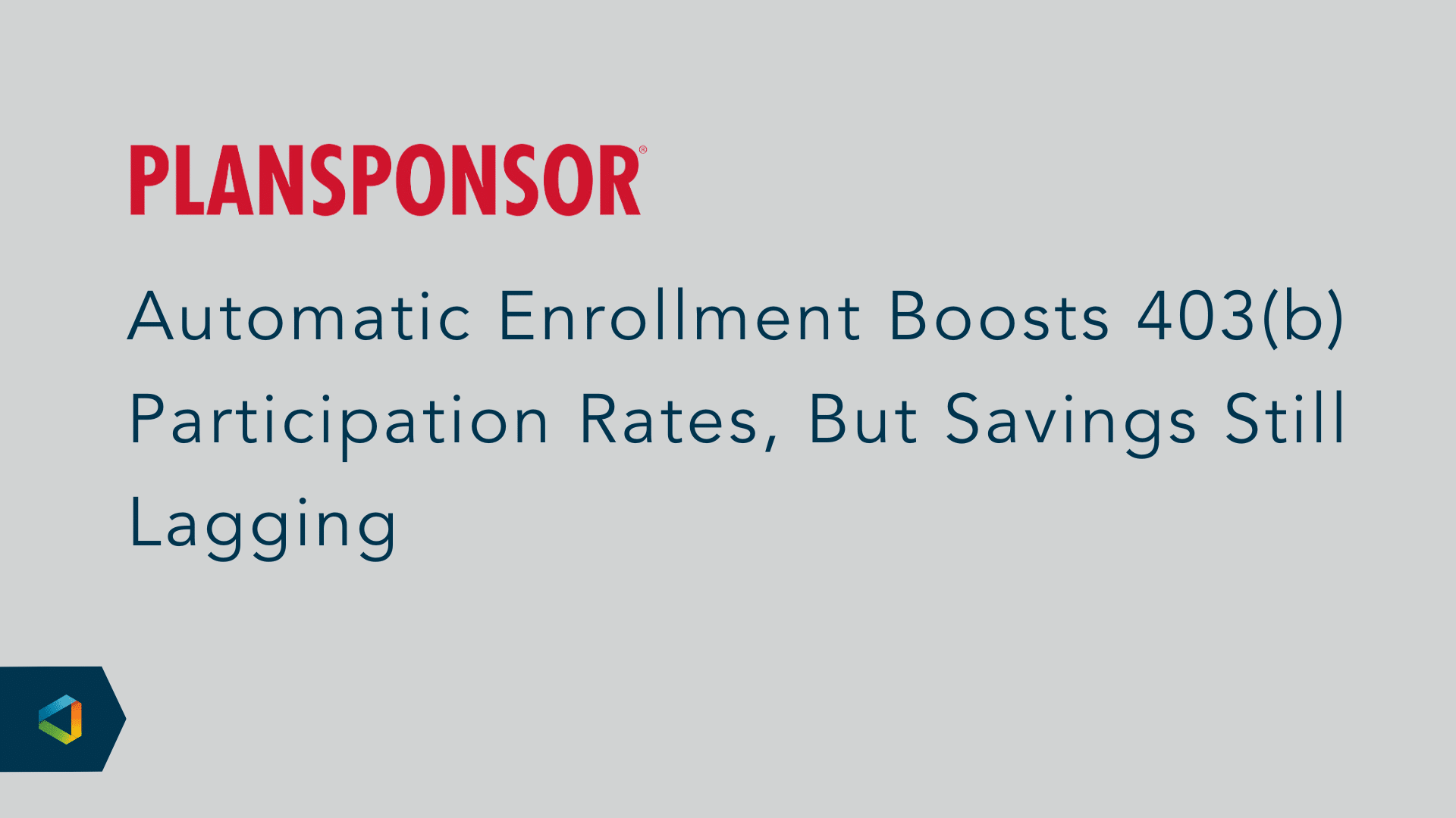 Alan Cole Discusses Record 403(b) Participation Rates, But Urges ...