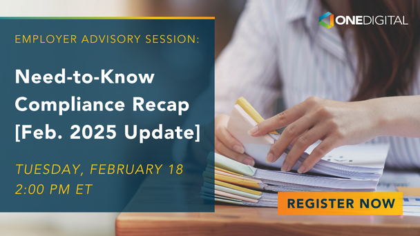Need-to-Know Quarterly Compliance Recap for Employers [February 2025 ...