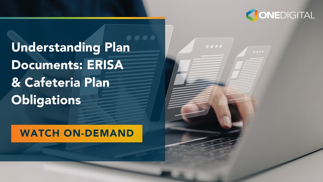 Understanding Plan Documents: ERISA & Cafeteria Plan Obligations ...
